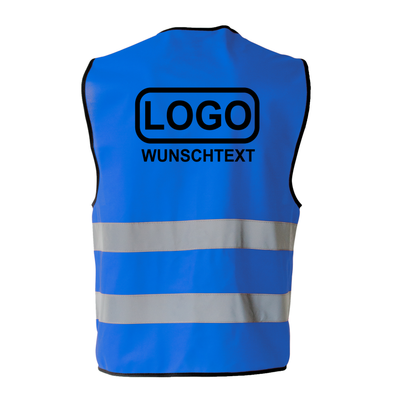 Warnweste bedruckt mit Ihrem Namen Text Bild Logo viele Größen und Fa